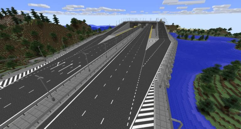 【マイクラ】どんな道路でも再現可能！白線付きアスファルトを追加する『Fureniku's Roads Mod』 | ゲマステ！- 新作ゲーム ...